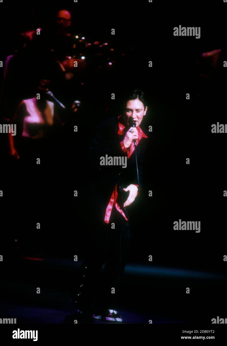 Costa Mesa, California, USA 12th April 1996 Singer k.d. lang performs ...