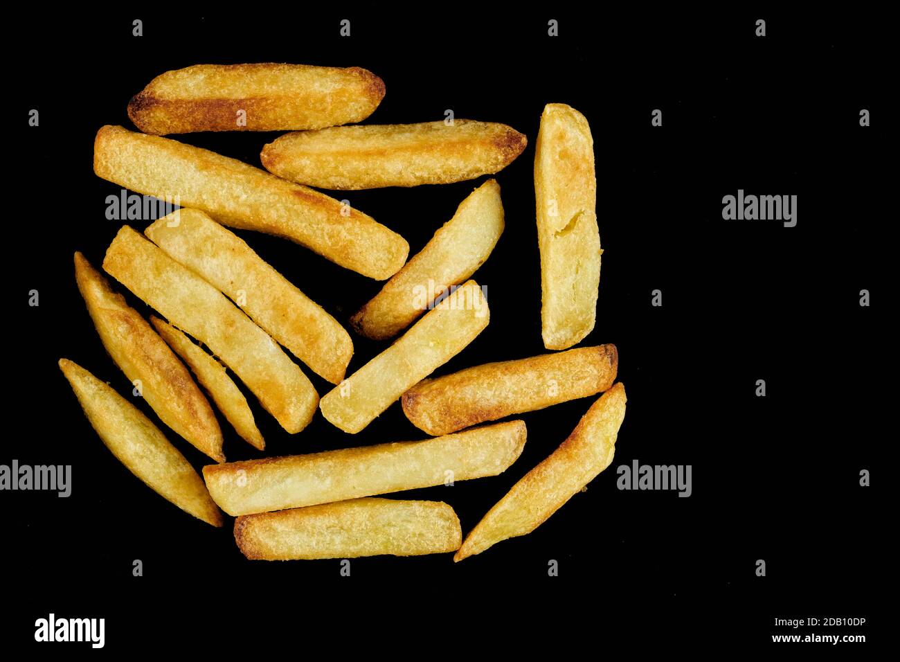 Group of large fries, crispy and cooked Stock Photo - Alamy
