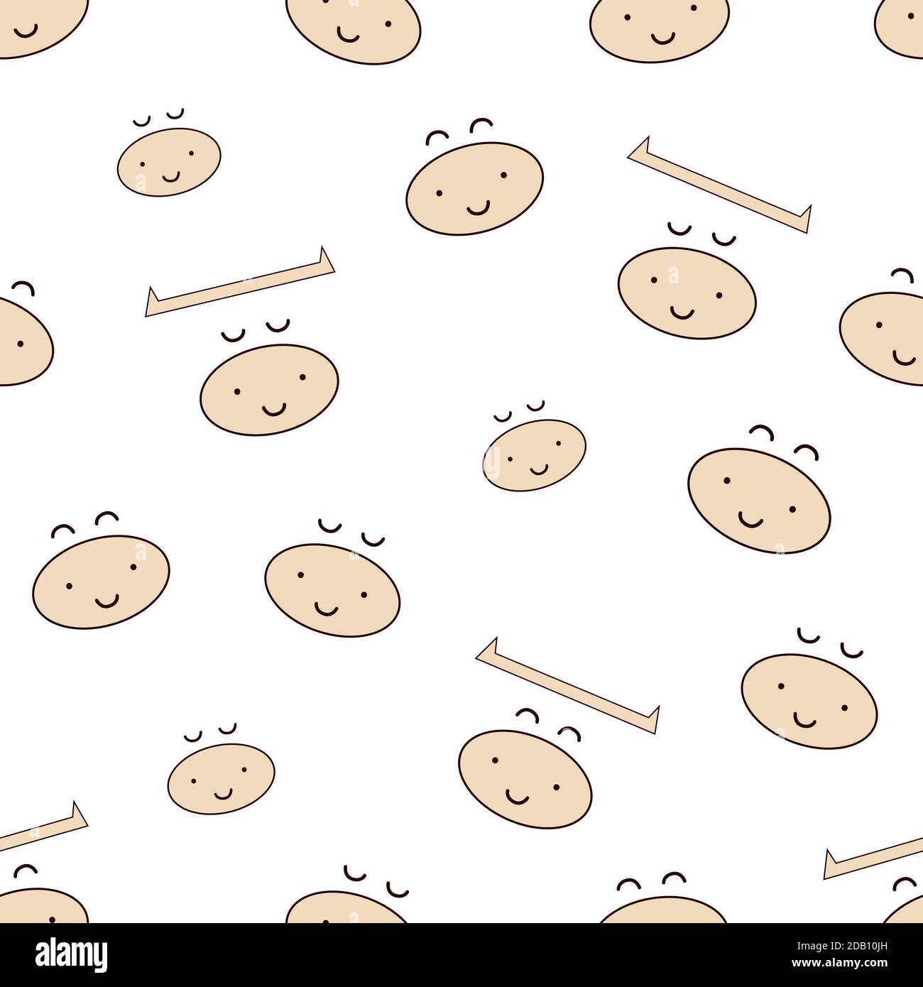 White ox. Symbol of chinese new year 2021. Seamless pattern, endless ...