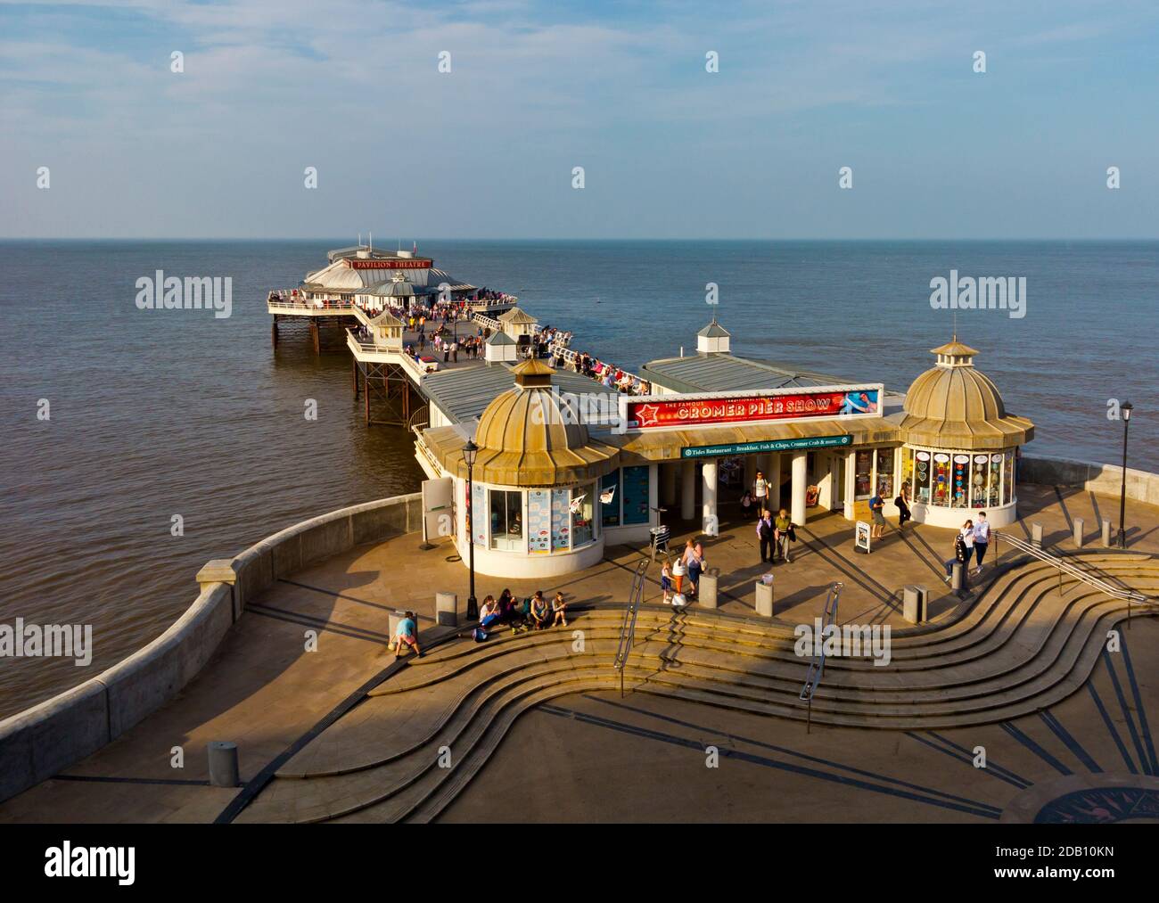 Cromer Pier in north Norfolk England UK a grade 2 listed pier which ...