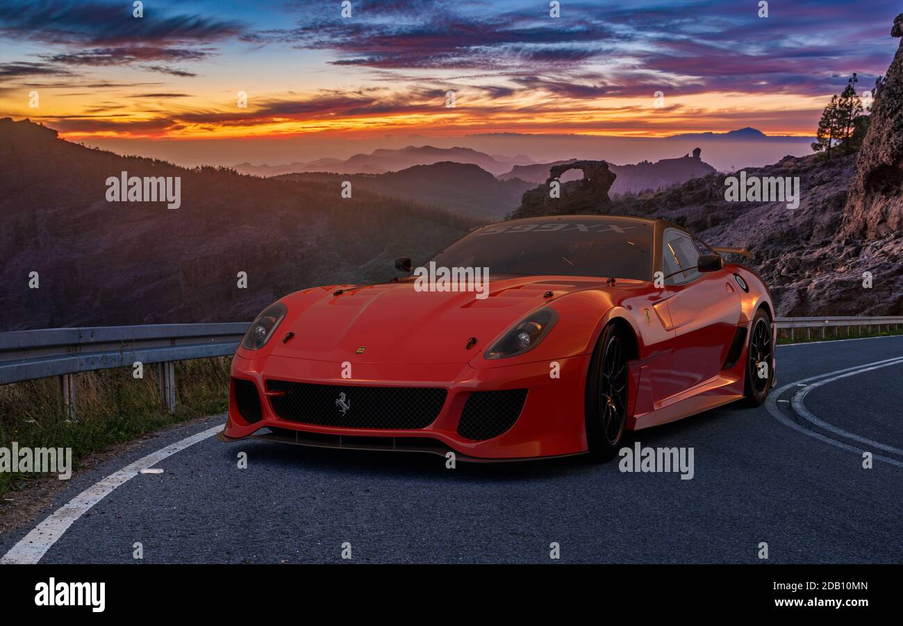 Ferrari 599 race car hi-res stock photography and images - Alamy