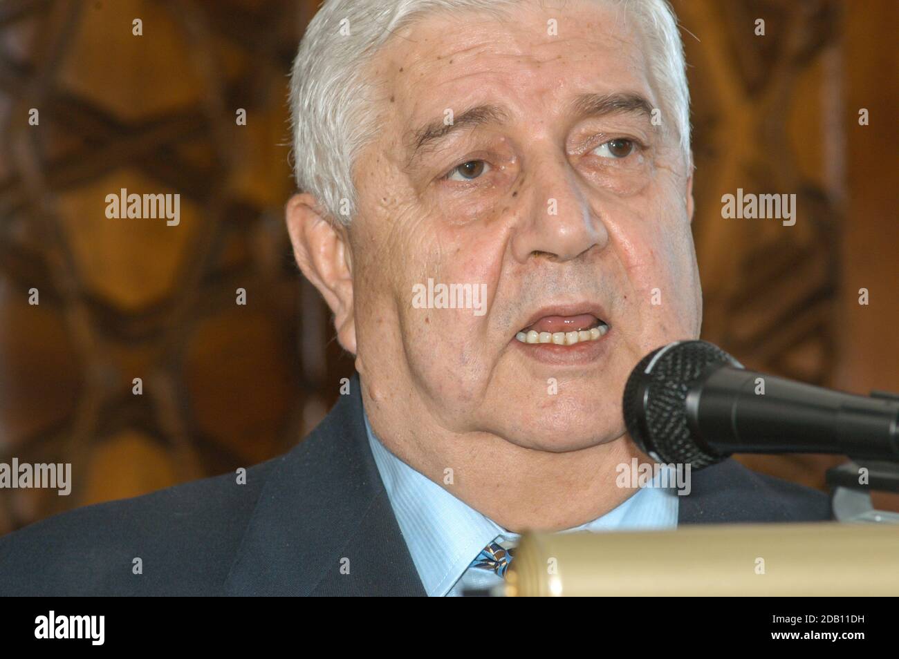 April 4, 2007, Damascus, Syria: Walid Muallem ,the Syrian foreign ...