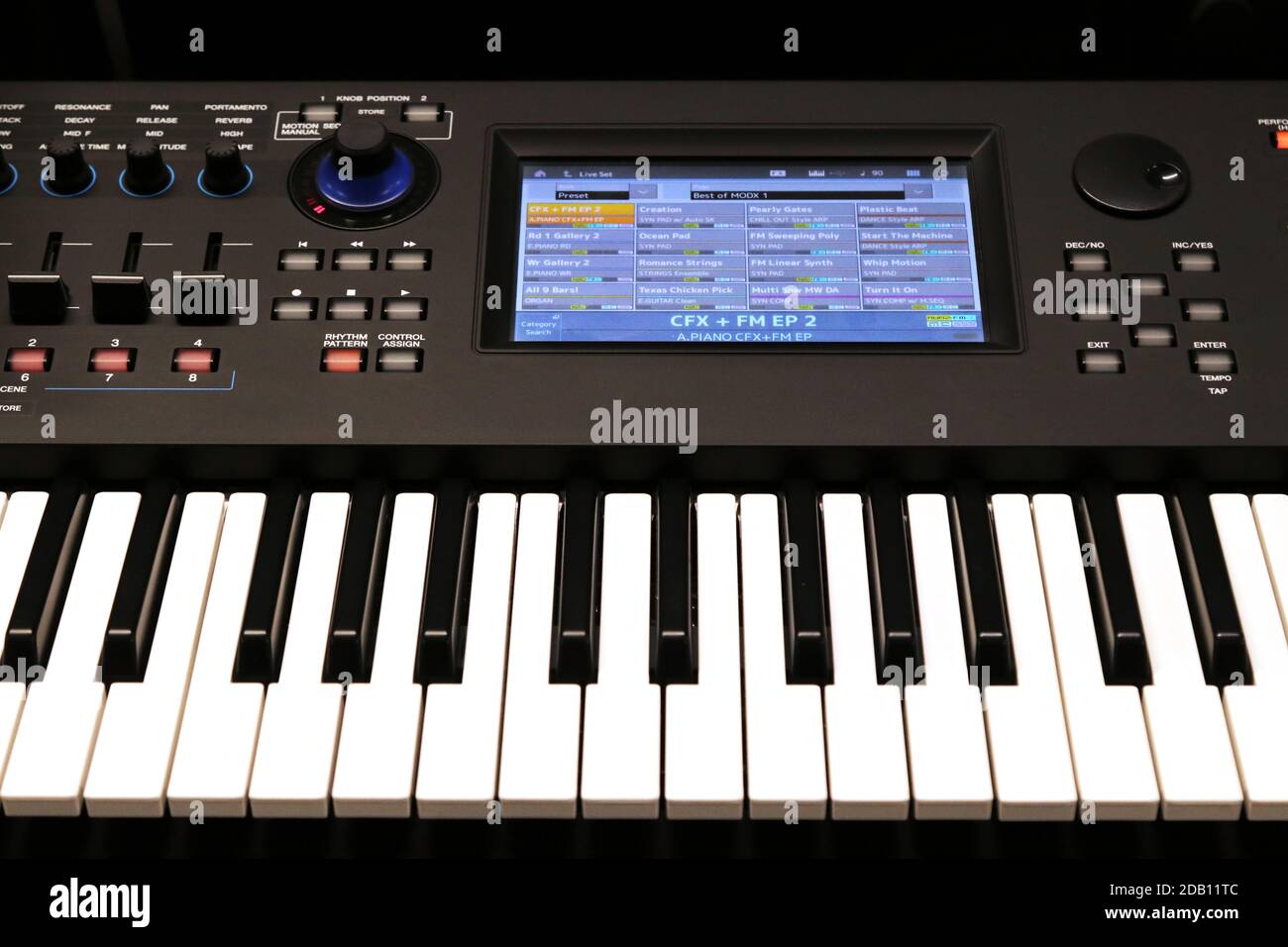 Electronic piano, keyboard musical instrument Stock Photo - Alamy