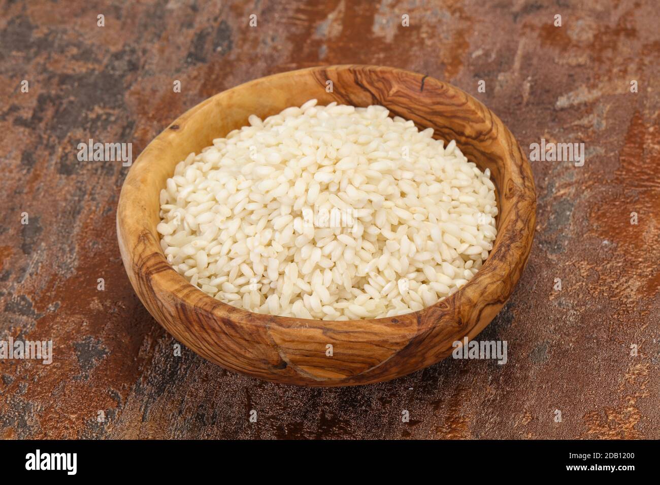 Raw Arborio rice for Italian risotto Stock Photo - Alamy