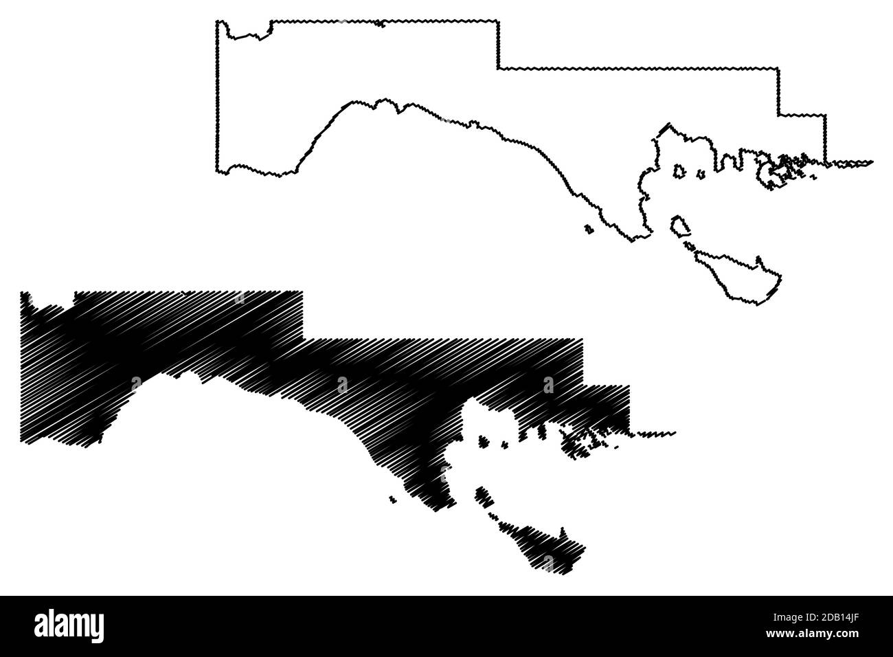 Map of st ignace Stock Vector Images - Alamy
