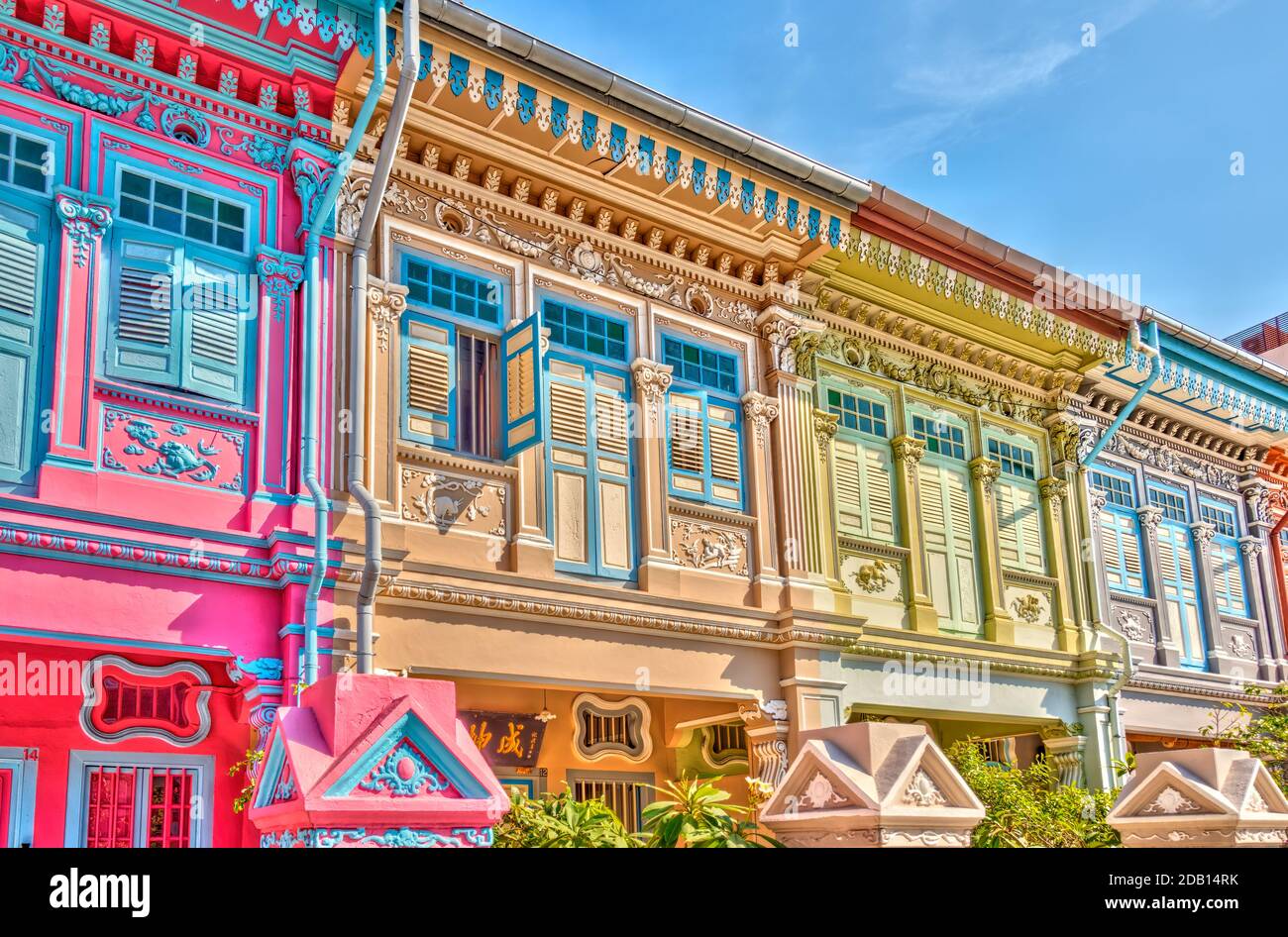 Traditional Peranakan Architecture in Singapore's Joo Chiat district ...