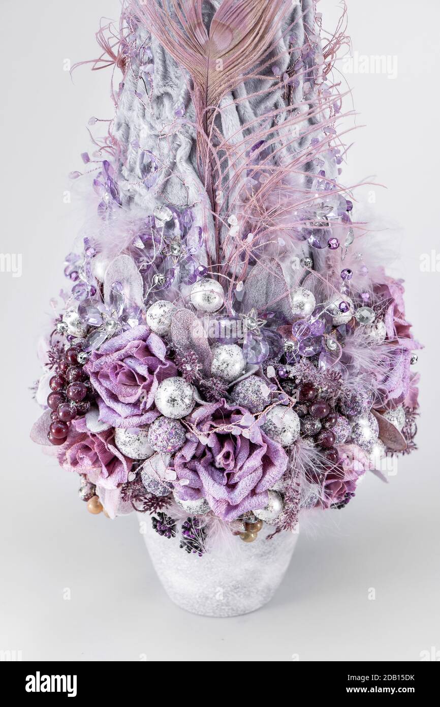 Christmas tree table cones mini decoration for new year celebration ...