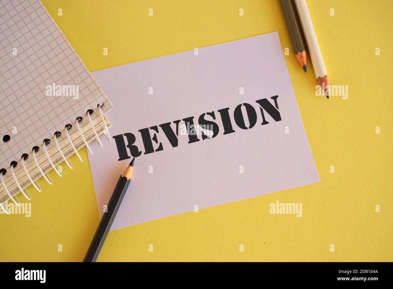 Text sign showing Revision. Conceptual photo action of revising over ...