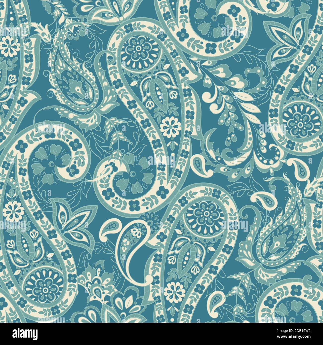 Indian paisley patterns Stock Vector Images - Alamy