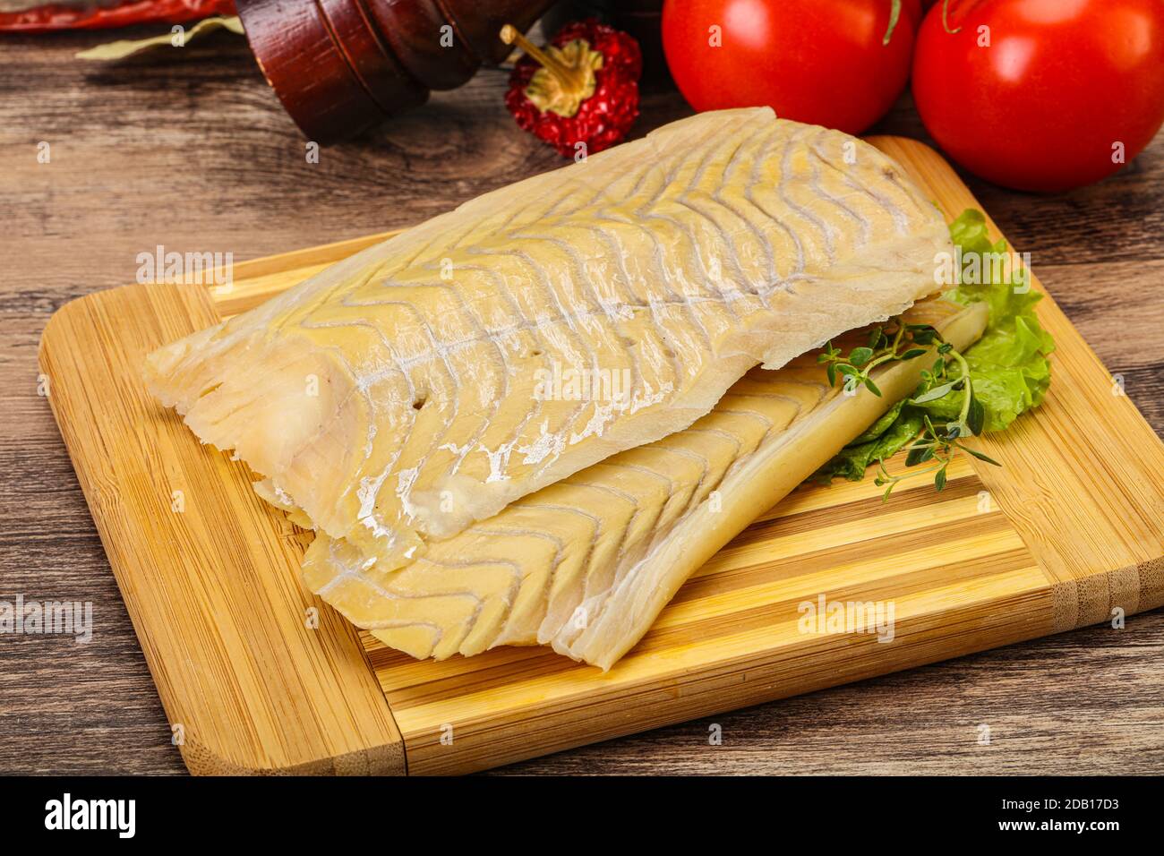 Raw cod fish fillet for cooking Stock Photo - Alamy