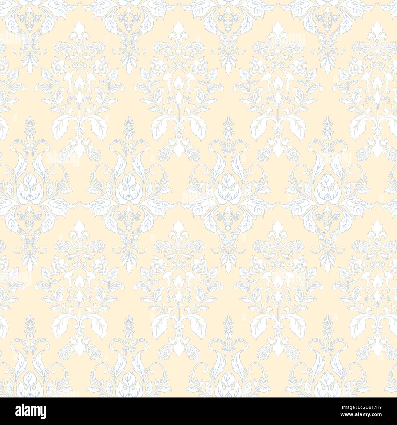 Vector Baroque floral pattern. classic floral ornament Stock Vector ...