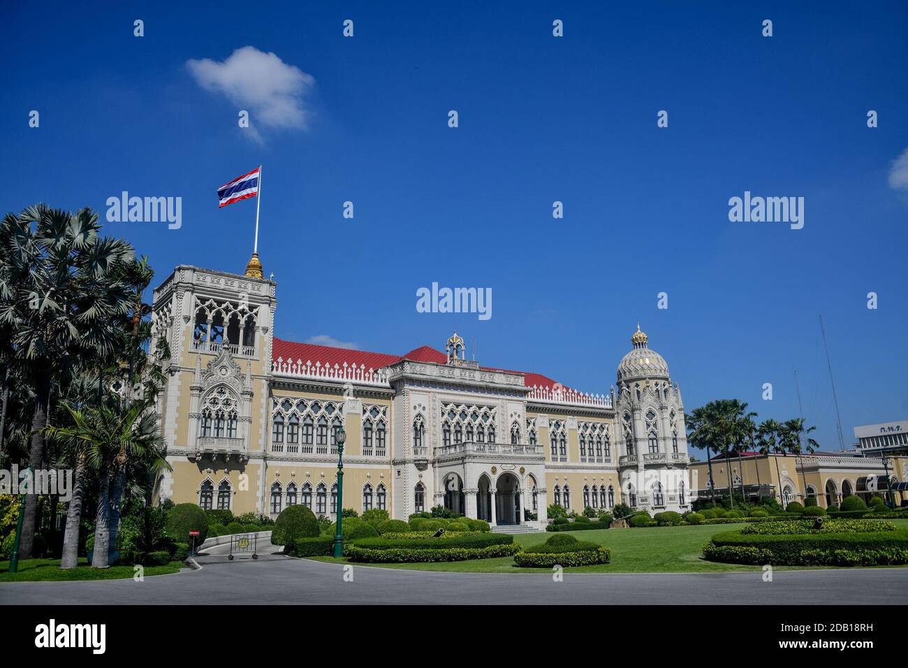 The Government house in Bangkok. Government House refers to the offices ...