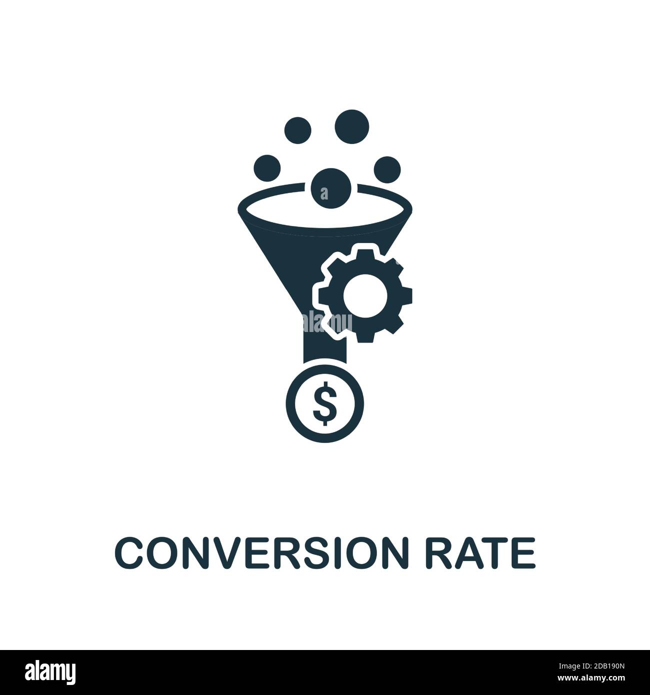Conversion Rate icon. Simple element from website development ...