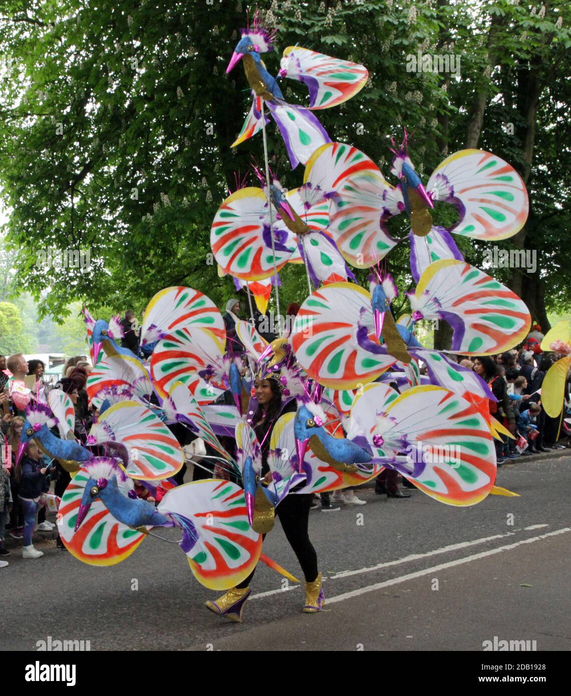 LUTON, UNITED KINGDOM - May 29, 2016: Some of the fantastic costumes at ...