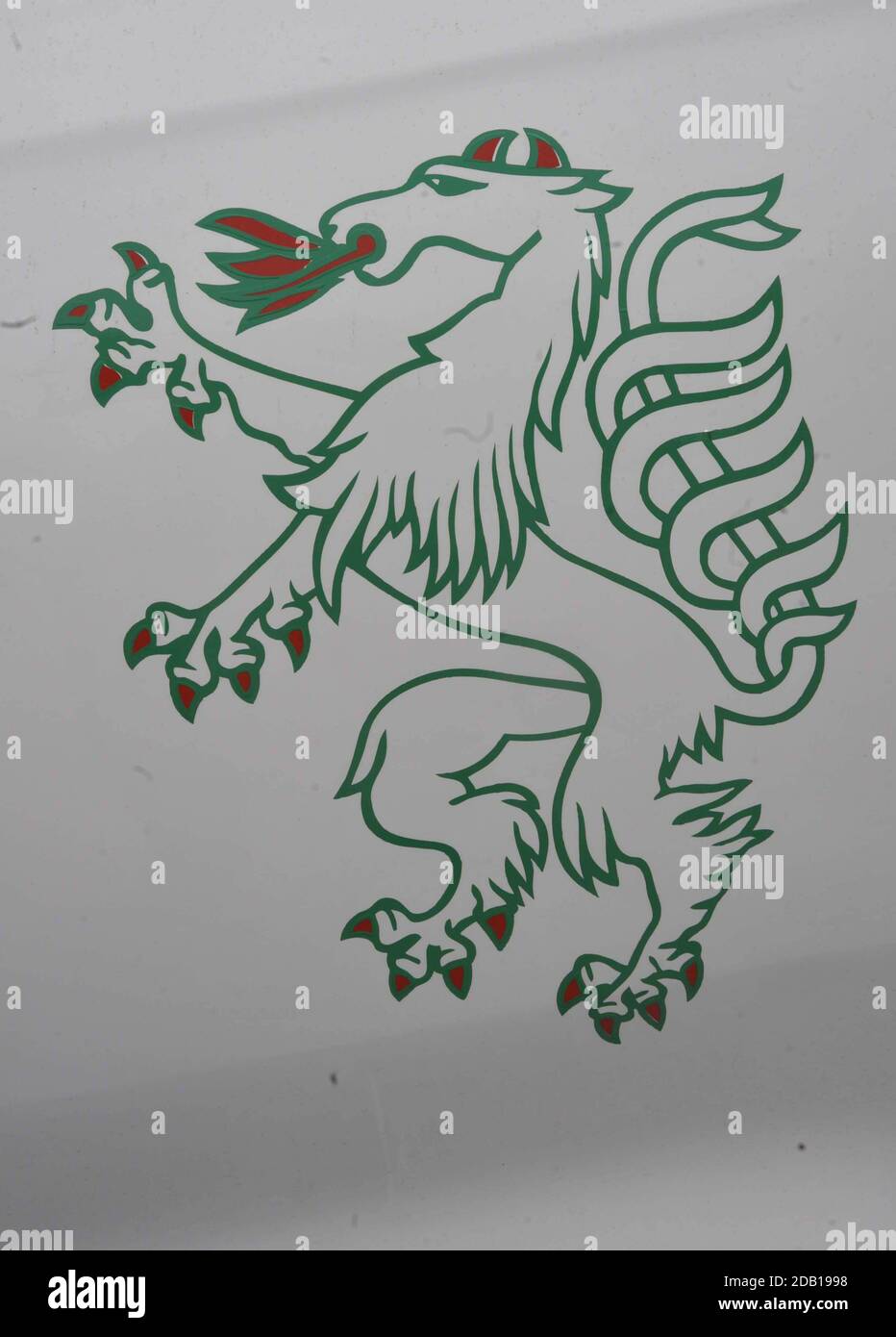 symbol of a styrian panther, the coat of arms of styria Stock Photo - Alamy