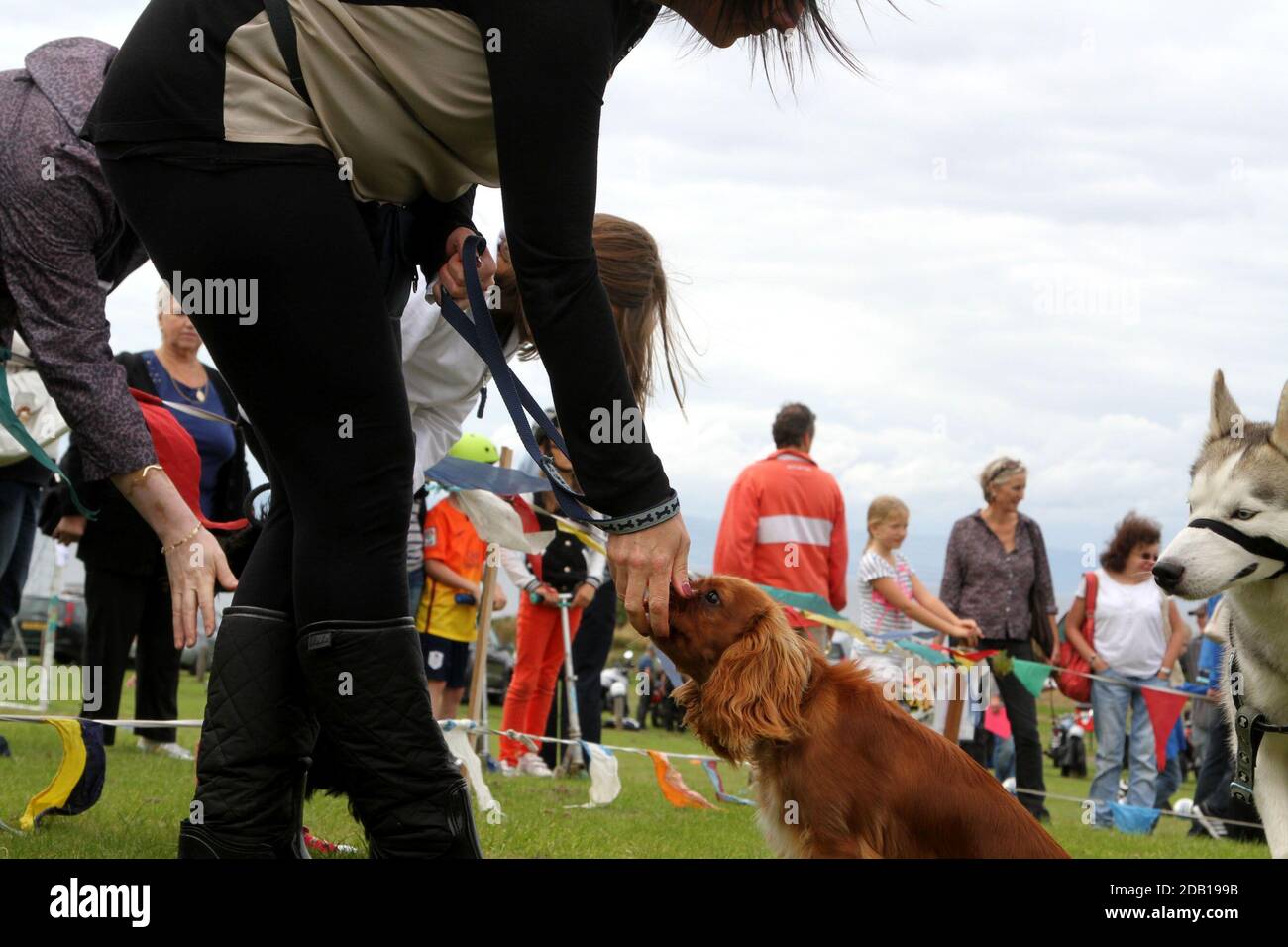 Dunure Village and harbour Gala Day, Ayrshire, Scotland, UK. The fun of ...