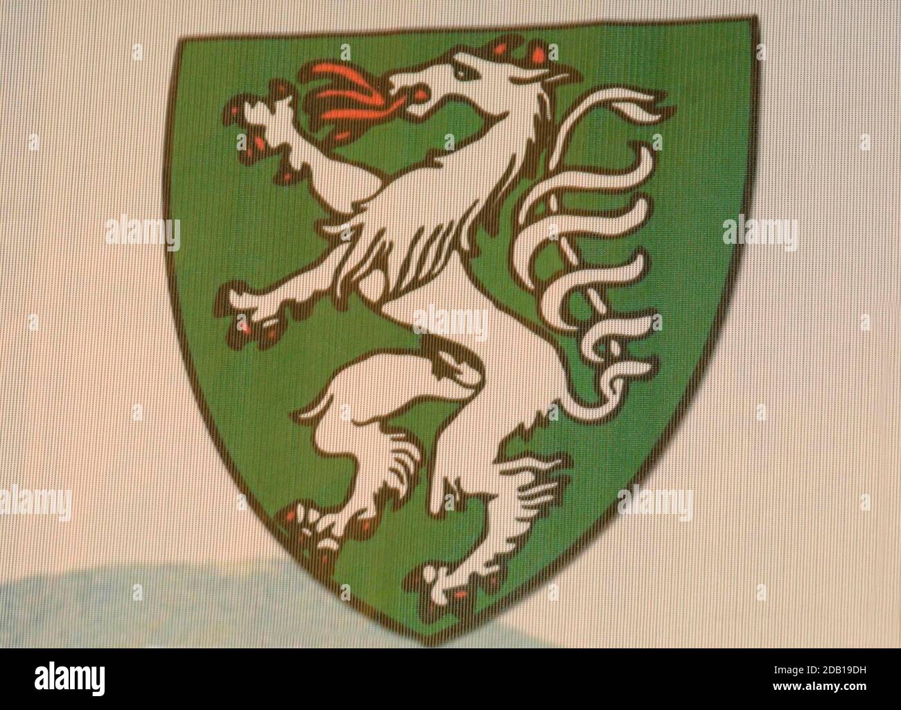 symbol of a styrian panther, the coat of arms of styria Stock Photo - Alamy