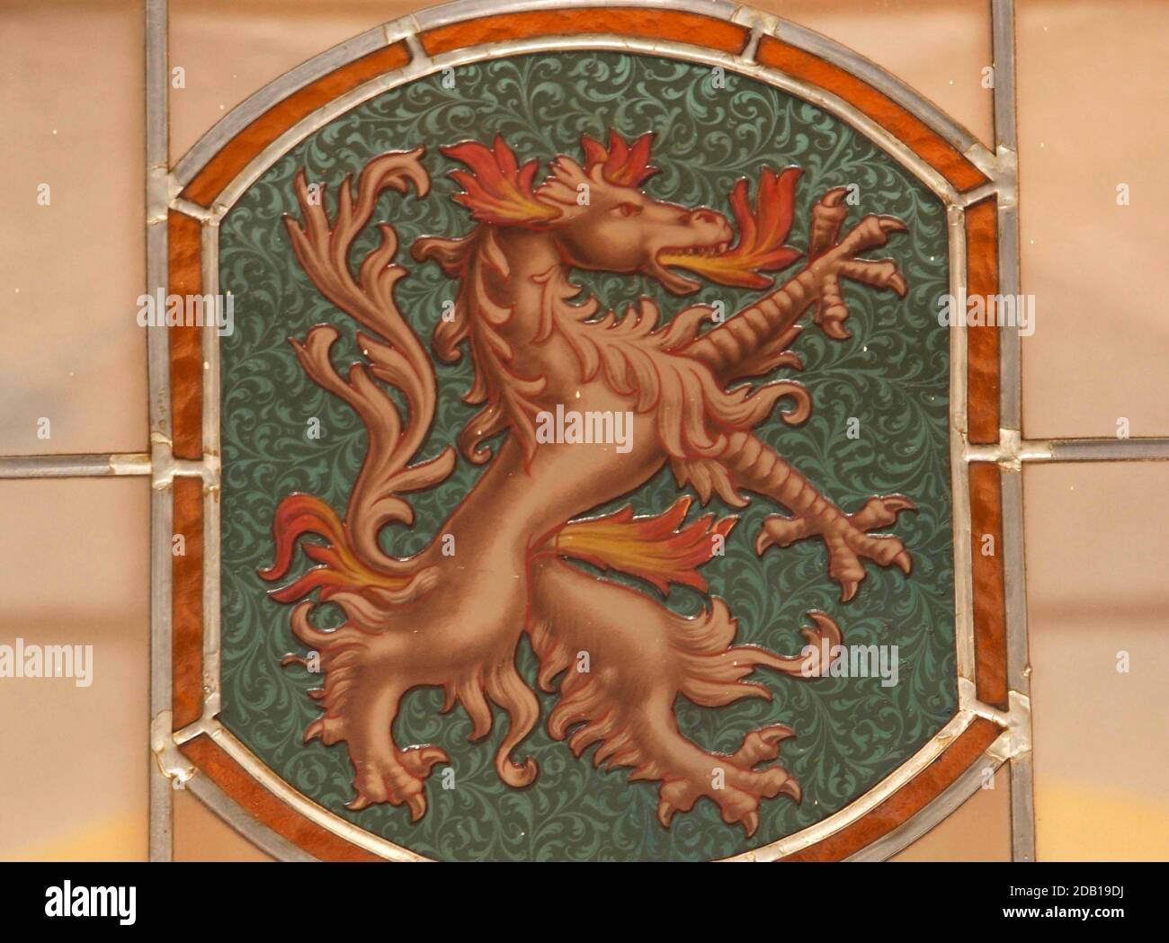 symbol of a styrian panther, the coat of arms of styria Stock Photo - Alamy