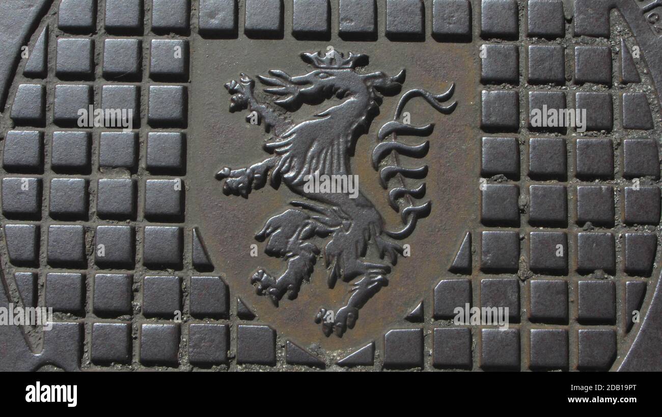 symbol of a styrian panther, the coat of arms of styria Stock Photo - Alamy