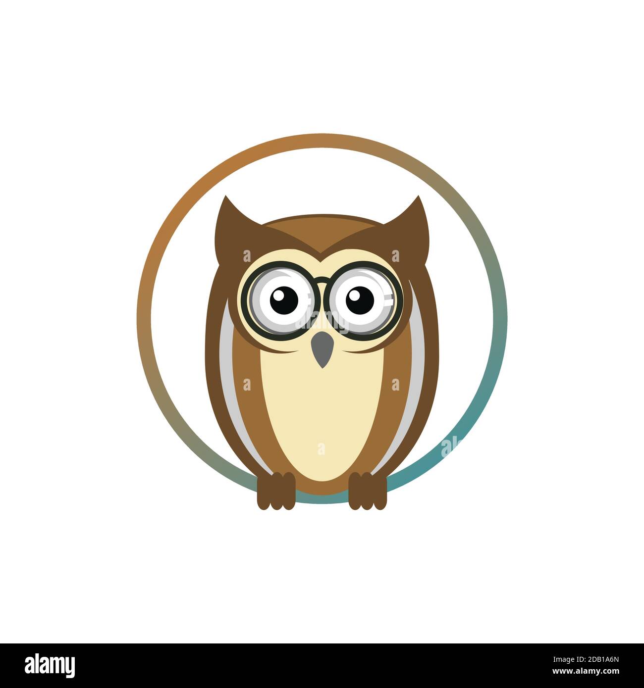 Mascot character smart owl design illustration vector eps format ...