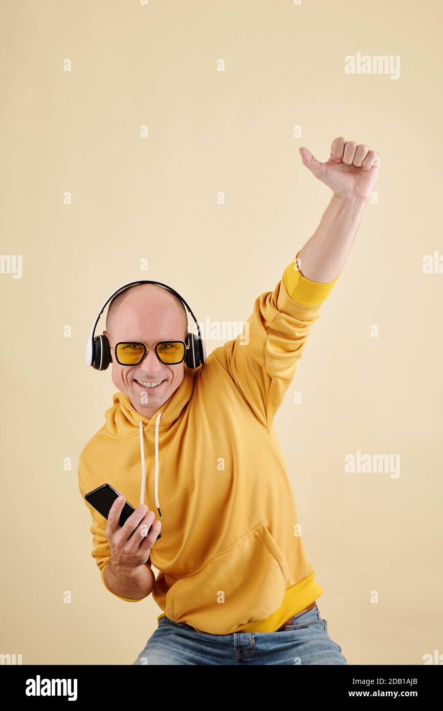 Portrait of a man dancing hi-res stock photography and images - Alamy