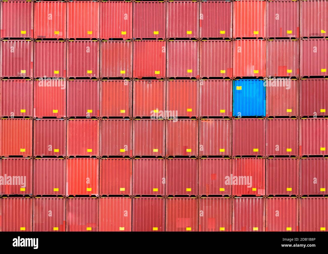 Different shipping containers hi-res stock photography and images - Alamy