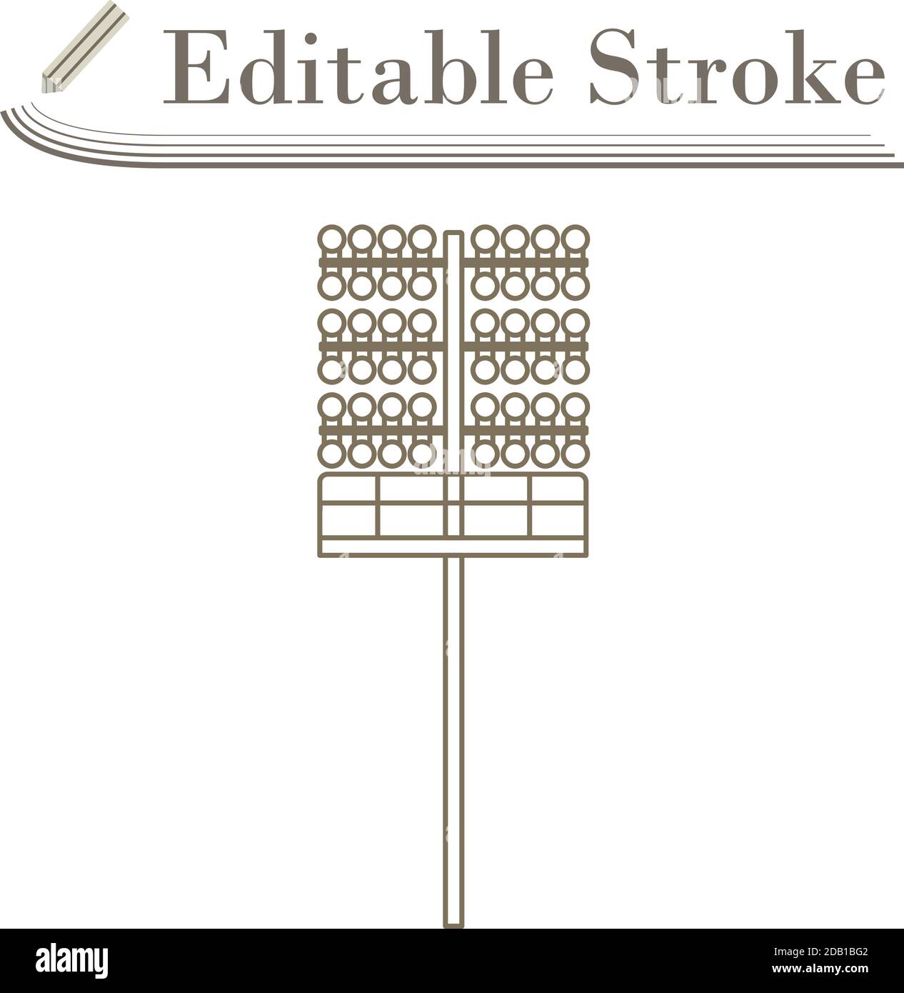 Football Stadium Light Vector