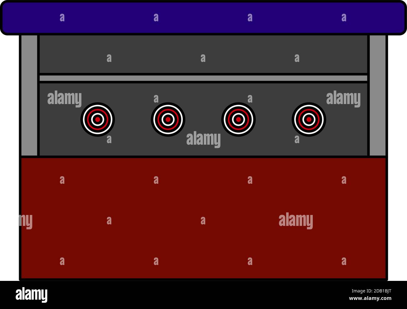 Prize Shooting Range Icon. Editable Outline With Color Fill Design ...