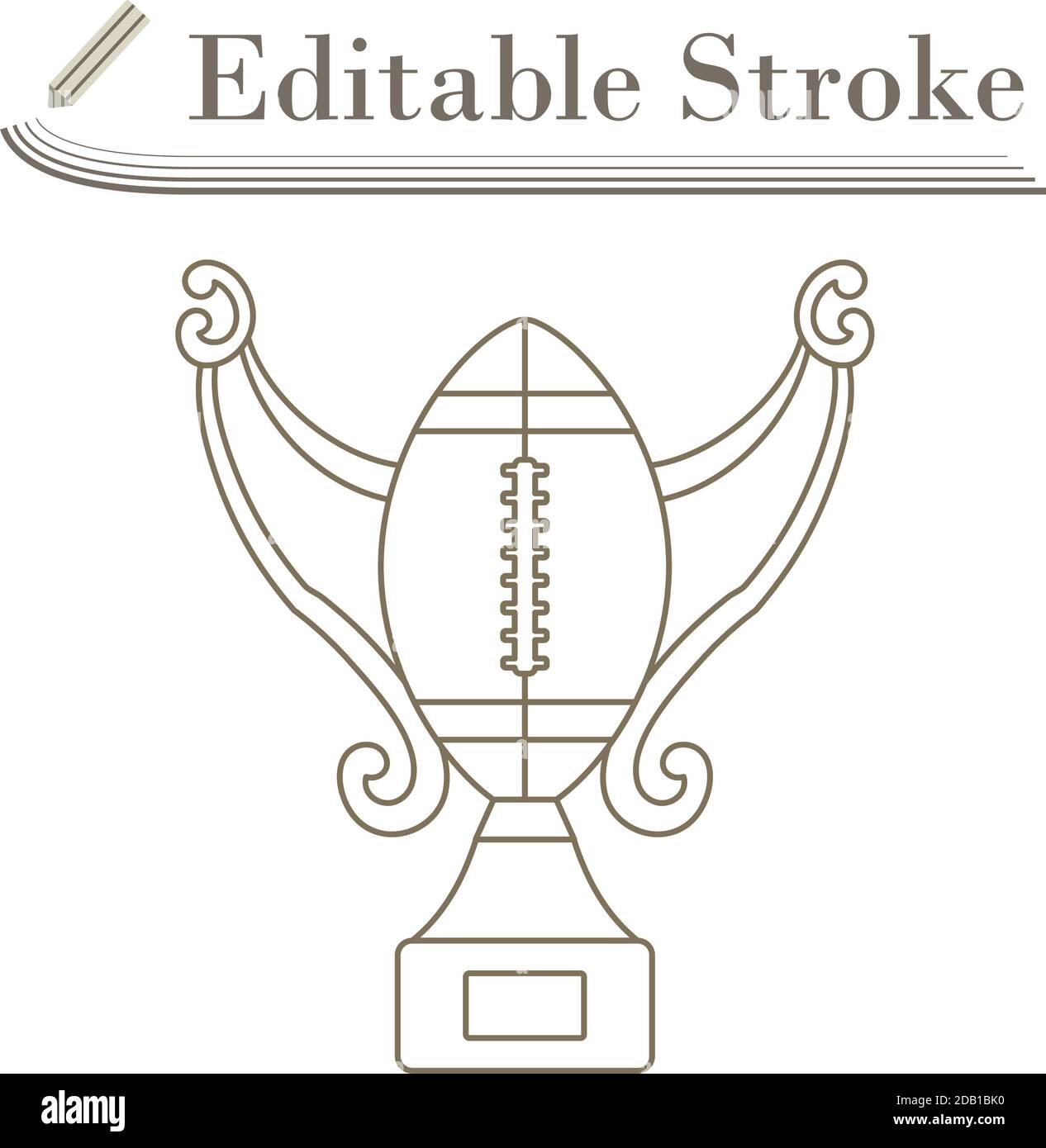 3d render gold trophy cup Stock Vector Images - Alamy