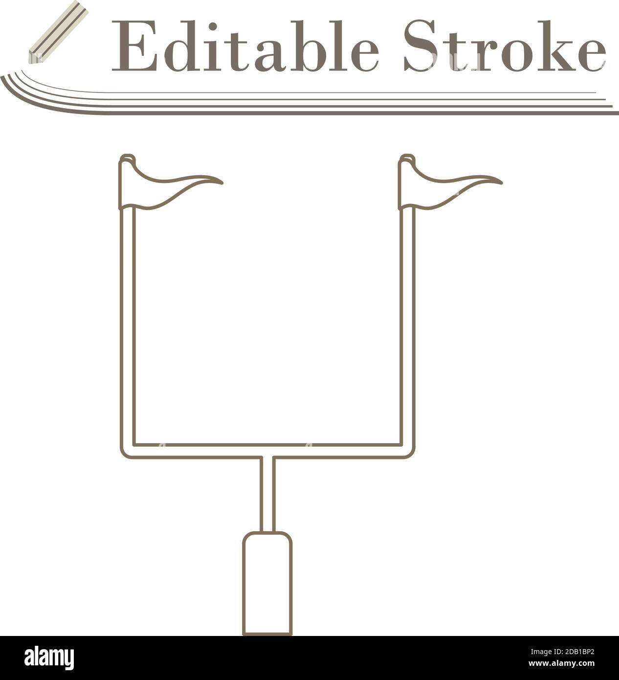 Football Goal Post Vector