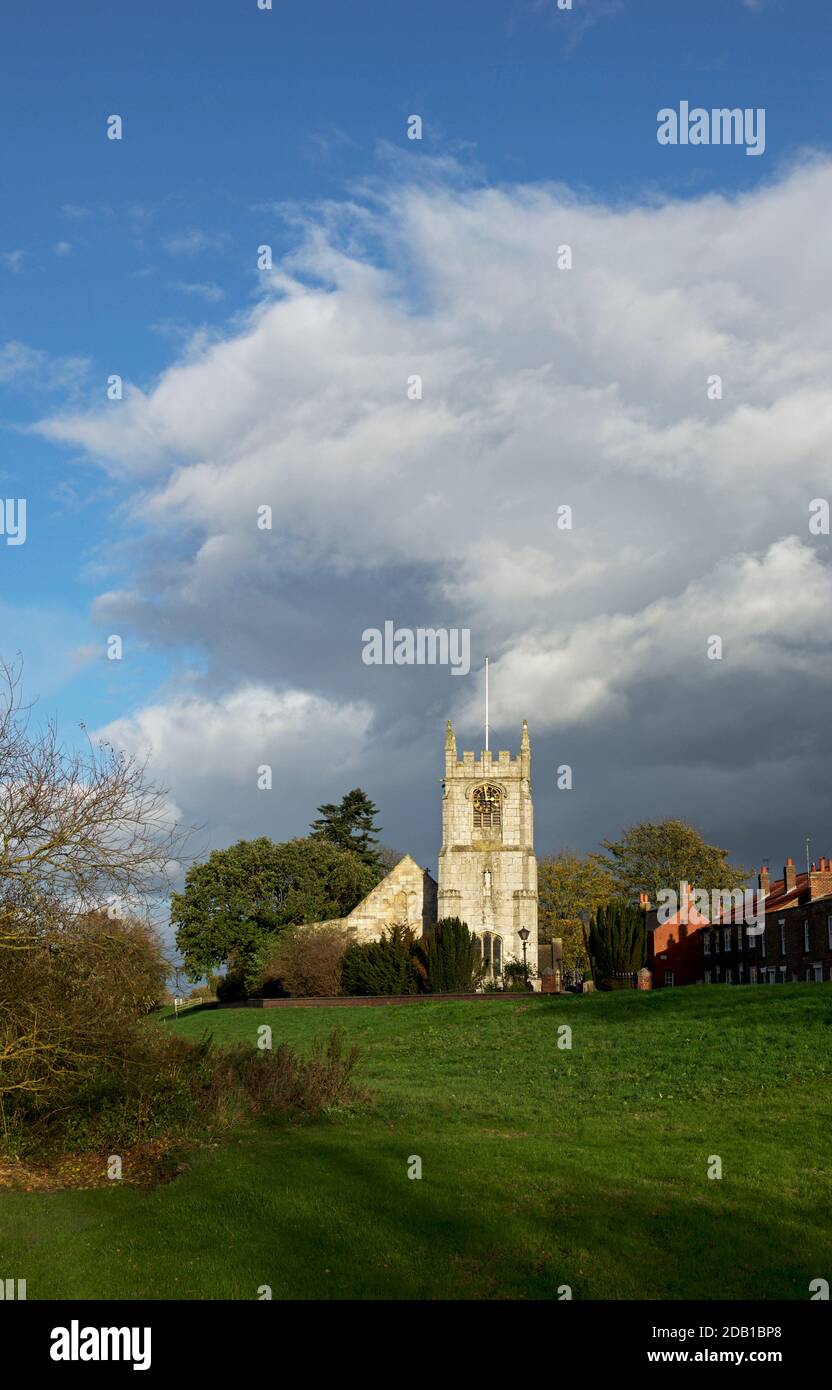 All Saints Church in the village of Cawood, North Yorkshire, England UK ...