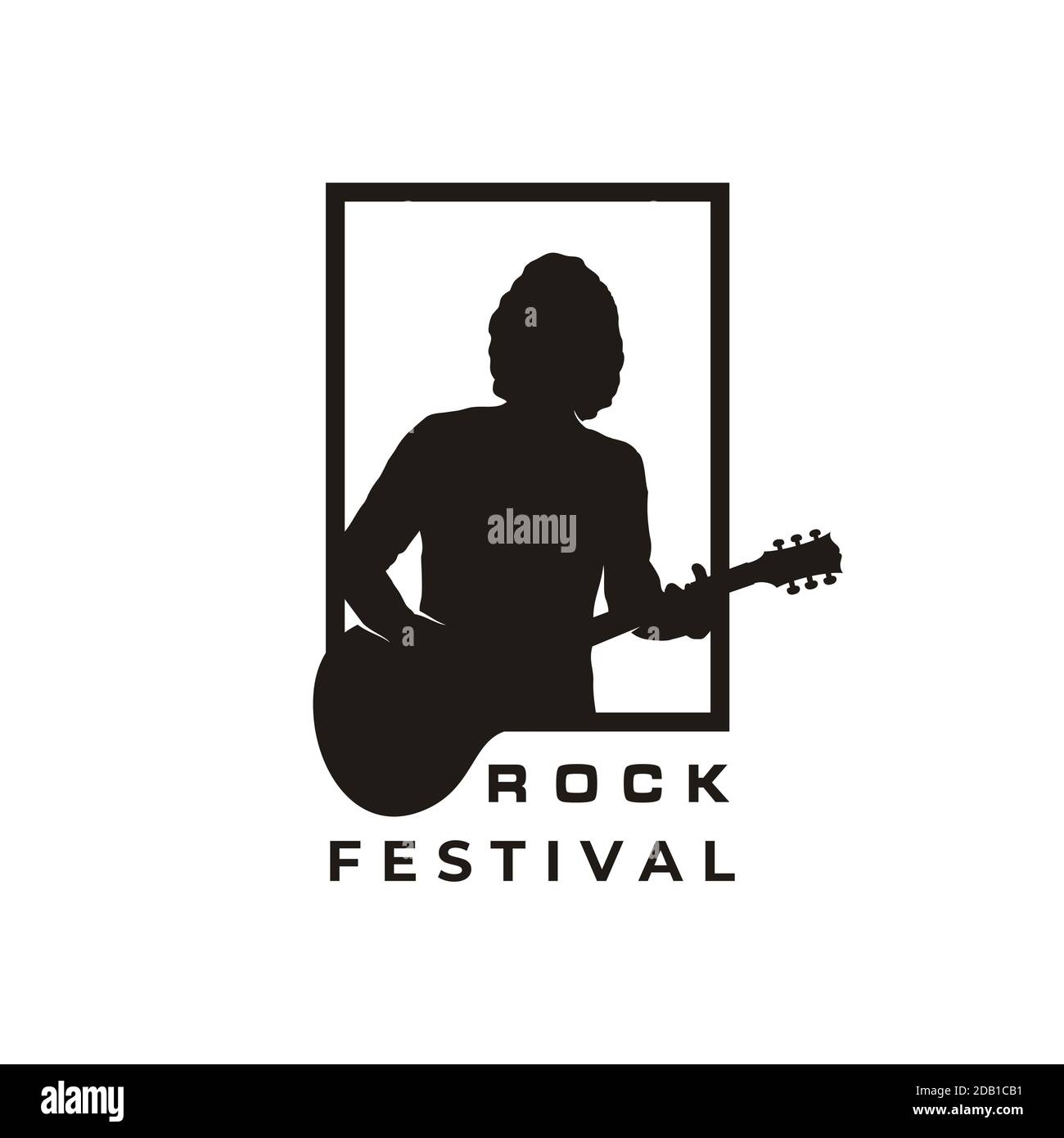 Rock Guitarist Logo