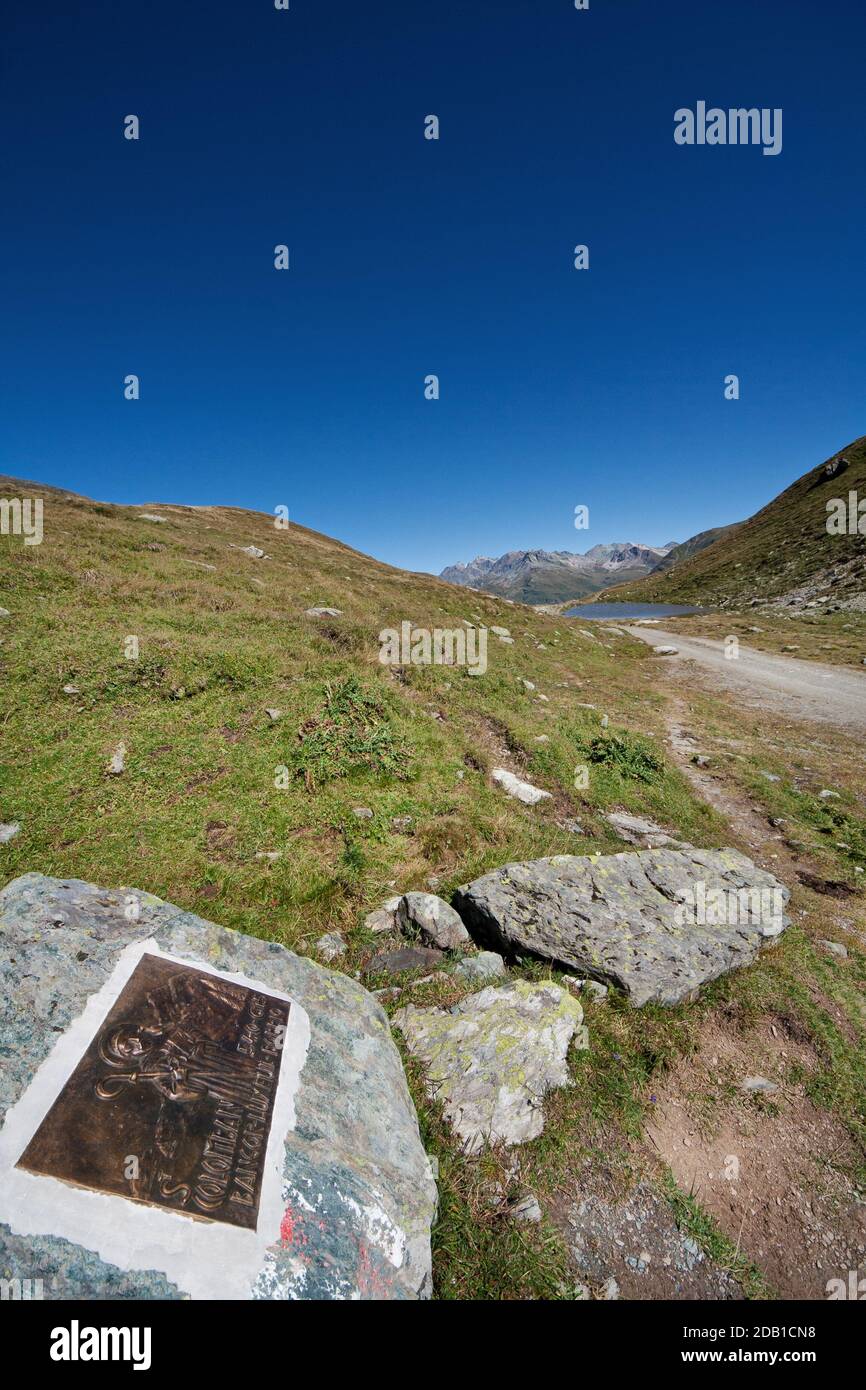 The journey of Saint Columbanus - Plaque celebrating the passage of St ...