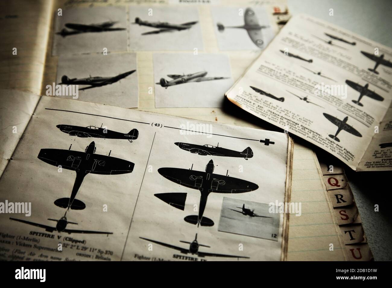 Collection of Second World War aircraft identification information ...