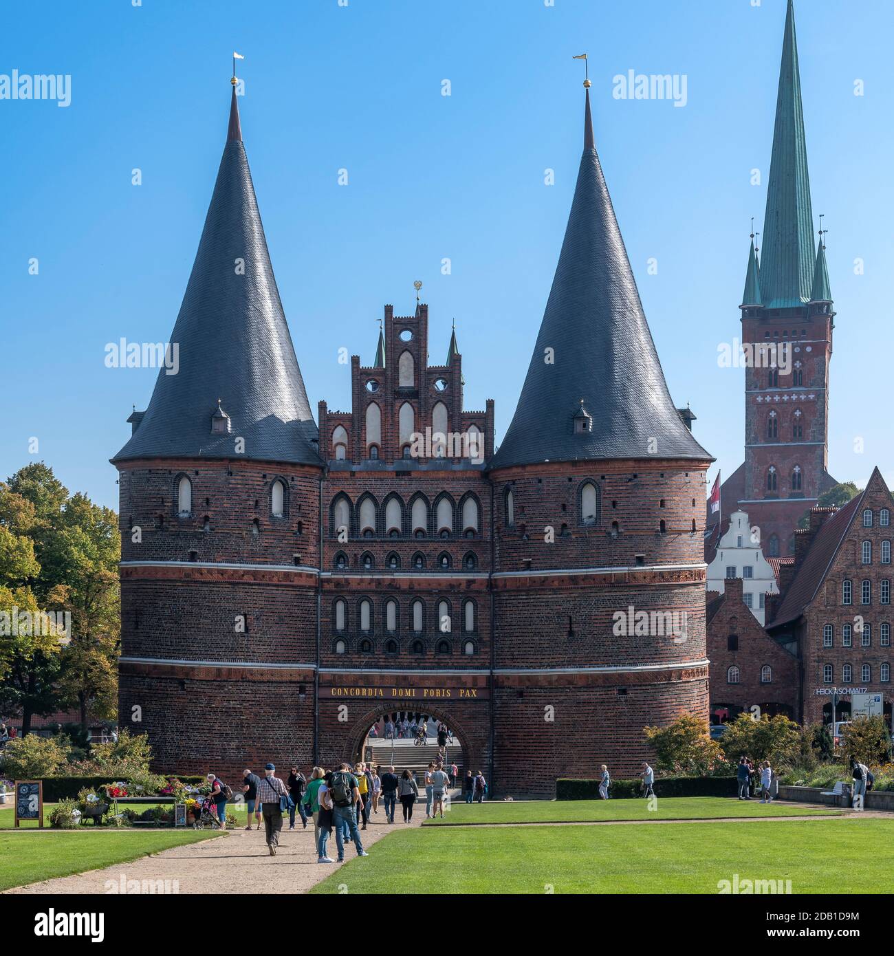 Holstentor, (Holsten Gate) is a brick-built Medieval gate built in 1464 ...