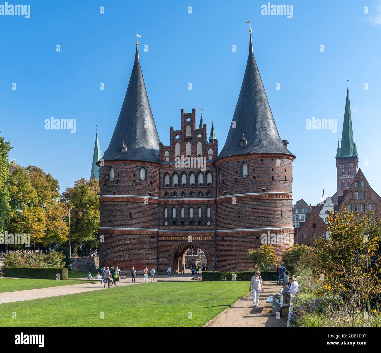 Holstentor, (Holsten Gate) is a brick-built Medieval gate built in 1464 ...
