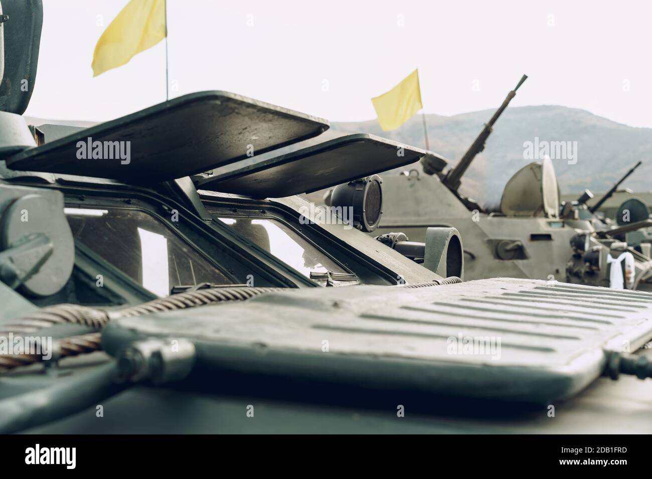 Close up photo of a russian tank Stock Photo - Alamy