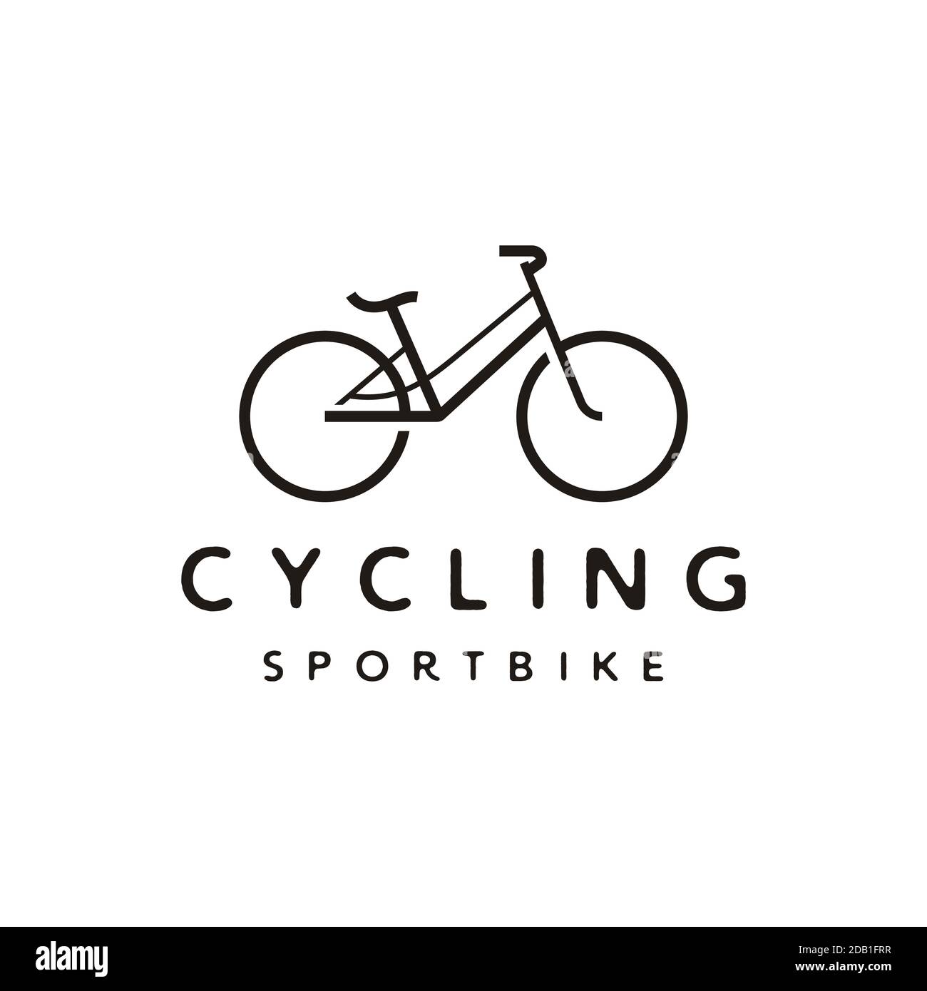 bicycle logo design inspiration Stock Vector Image & Art - Alamy