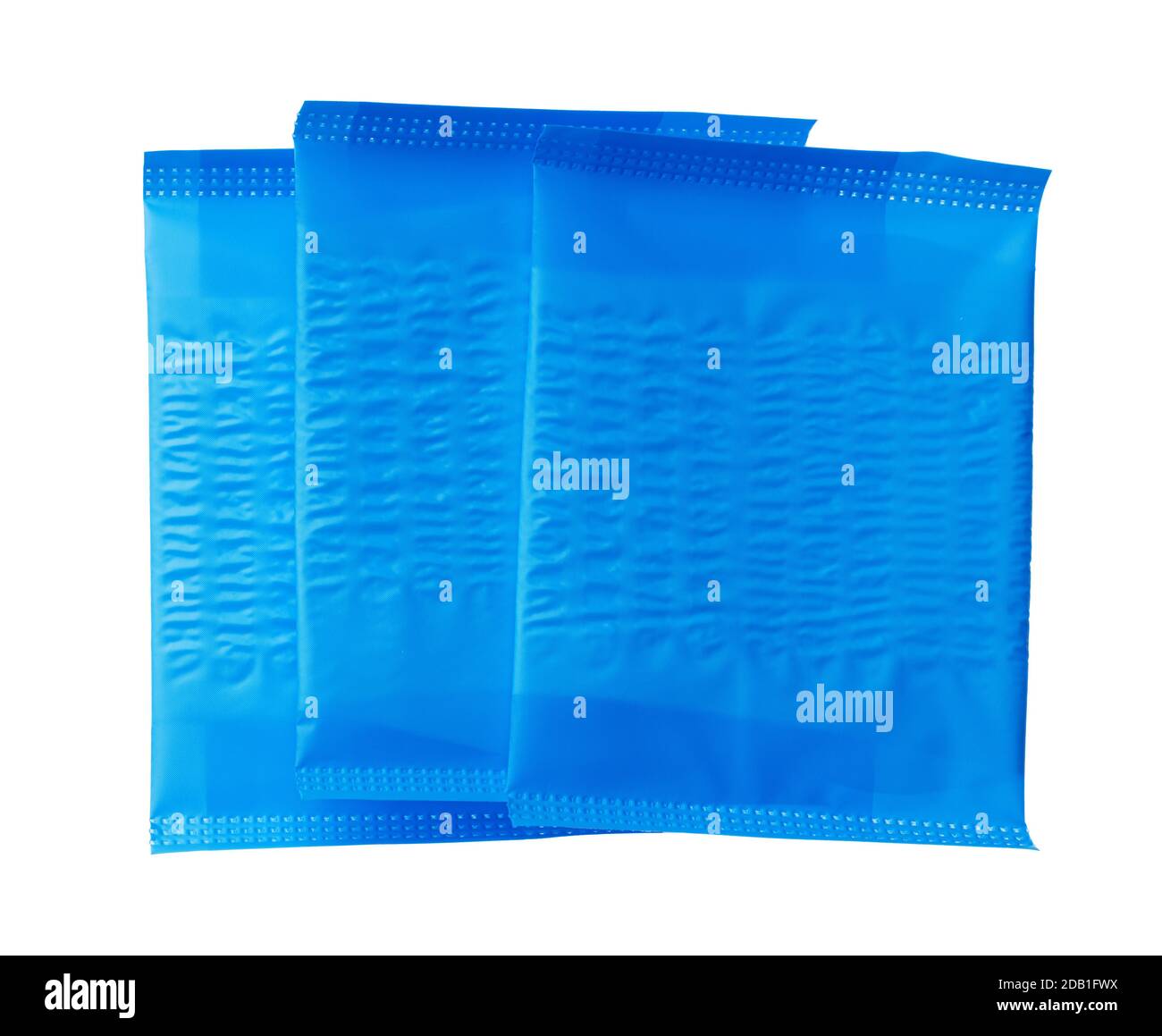 Packed female medical pad isolated on white background Stock Photo - Alamy