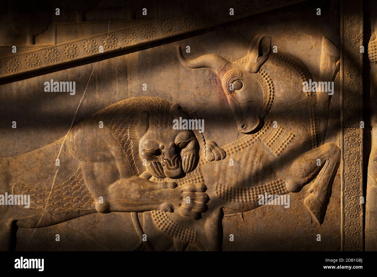 Relief sculpture of the subject people of the Achaemenian Empire in ...