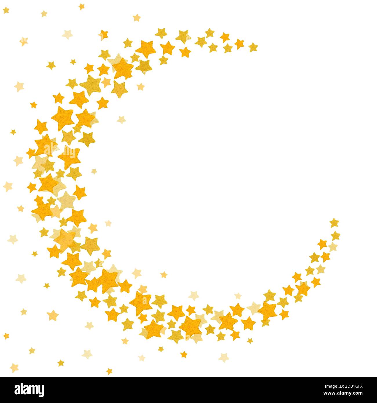 Abstract falling golden confetti Cut Out Stock Images & Pictures - Alamy