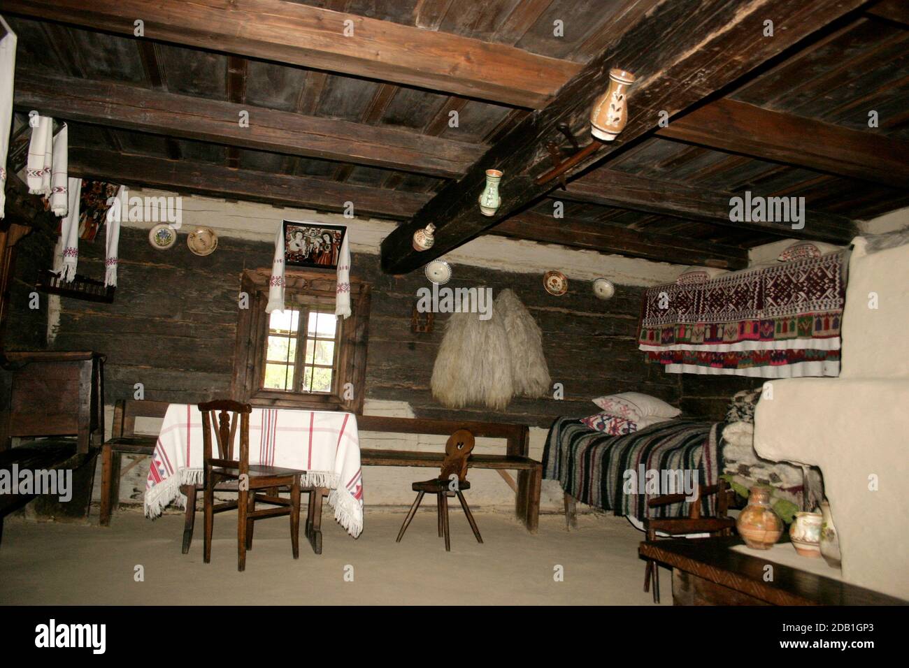 Traditional Romanian House Interior