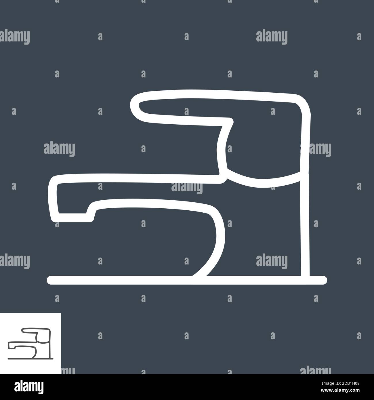 Tap Line Icon Stock Vector Image & Art - Alamy