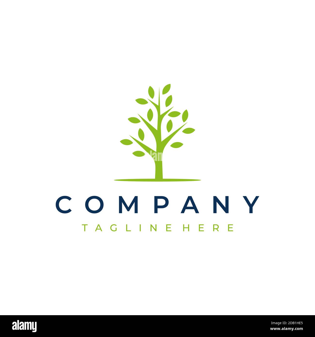 Tree logo design vector icon illustration Stock Vector Image & Art - Alamy