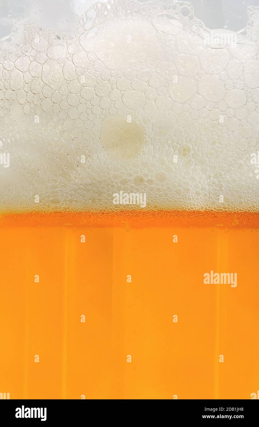 beer with froth background Stock Photo - Alamy