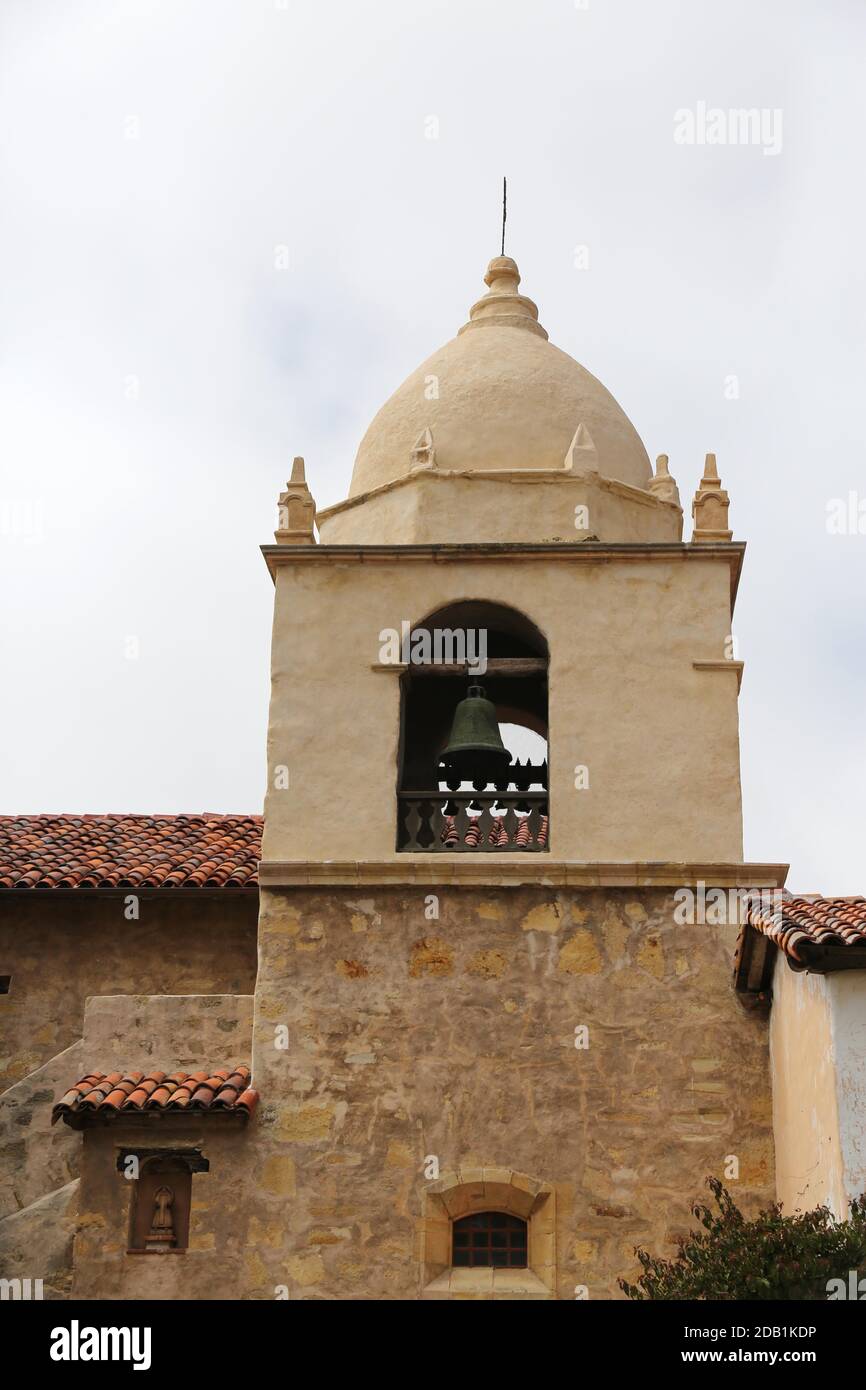 Mission San Carlos Borromeo del R’o Carmelo. First built in 1797, is ...