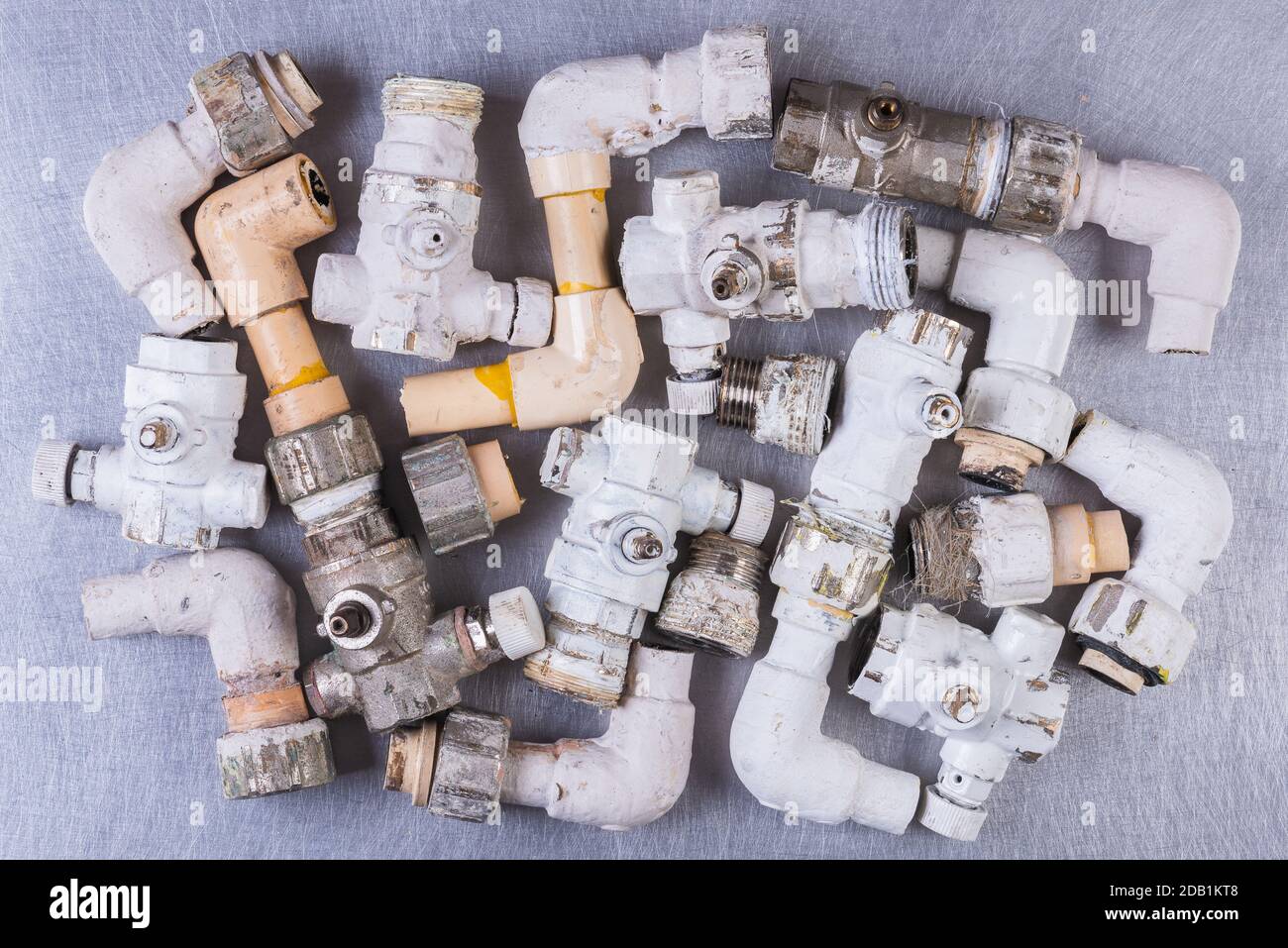 Steel pipe fittings hi-res stock photography and images - Alamy