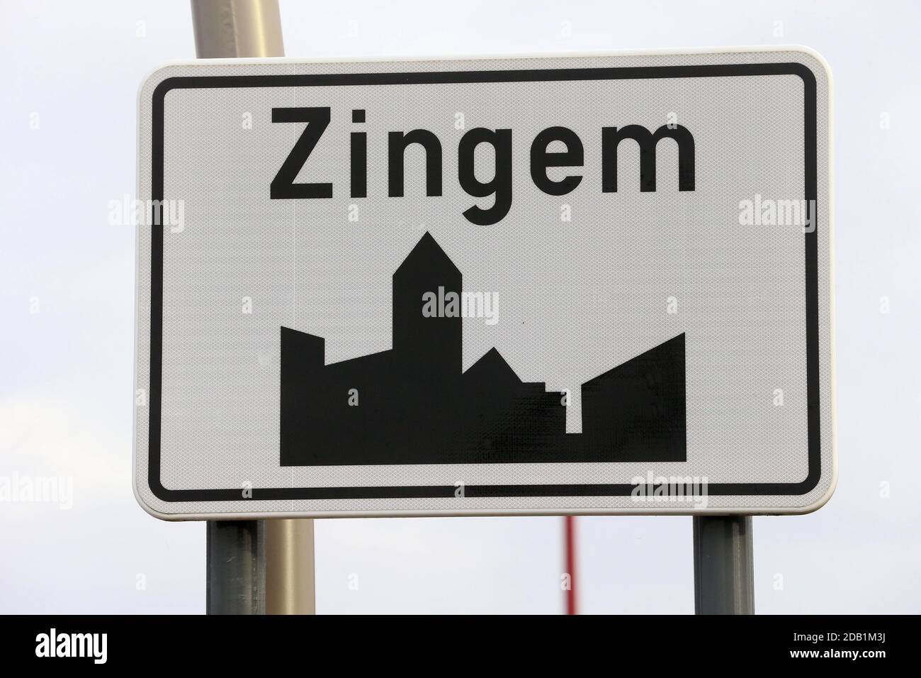 Illustration picture shows Zingem signage, on Wednesday 21 December ...