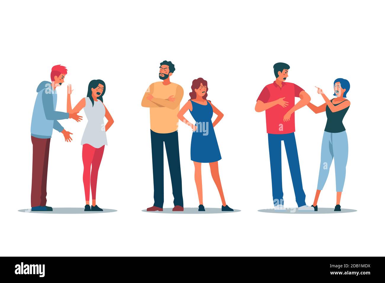 Men Arguing Stock Vector Images - Alamy