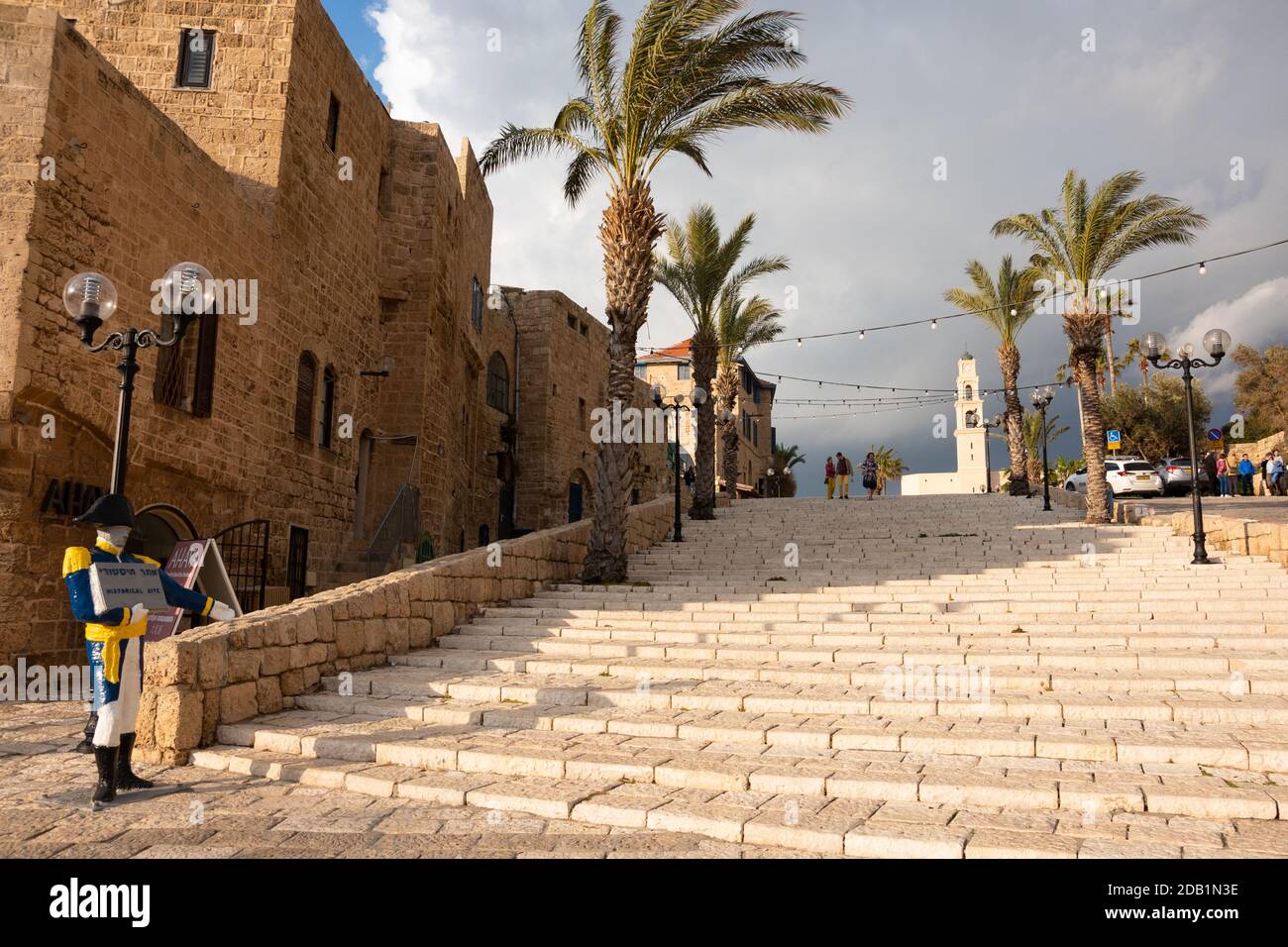 TEL AVIV-JAFFA, ISRAEL - MARCH 7, 2019: Historic site of Old Jaffa ...